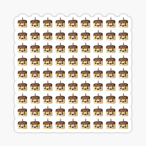 "Birthday Cake (Vanilla)" Sticker by SyPhelan | Redbubble