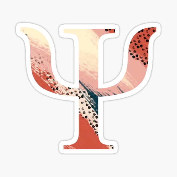 "Psi" Sticker by LazyFace | Redbubble