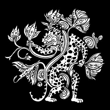 "Mayan Jaguar with Lotus" Essential T-Shirt for Sale by ZugArt | Redbubble