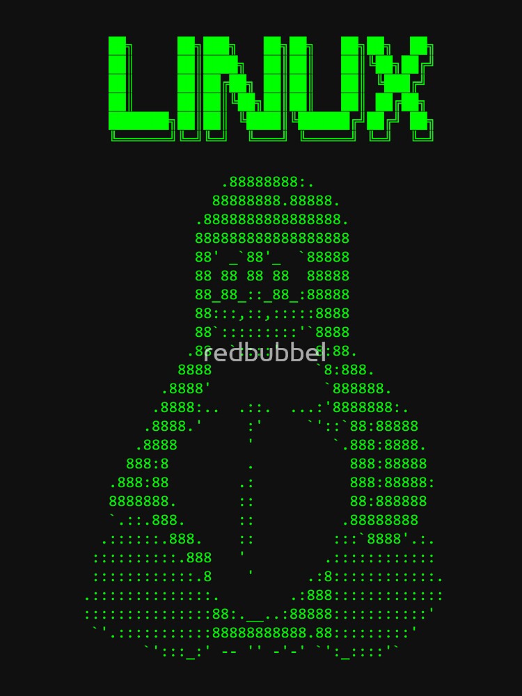 "Linux Tux" T-shirt by redbubbel | Redbubble