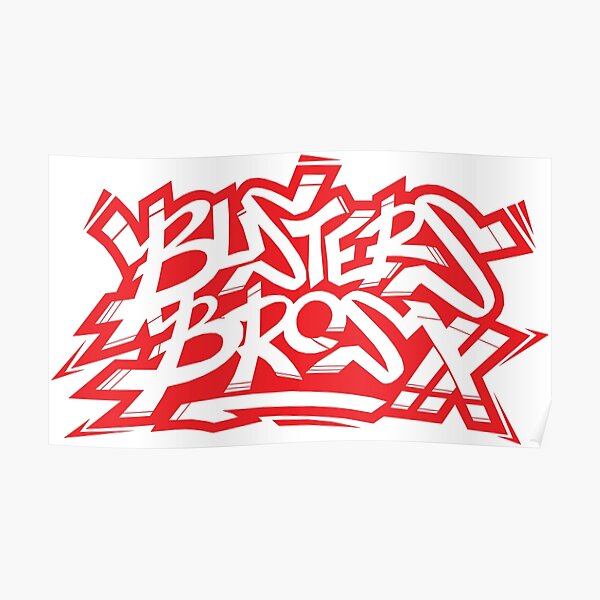 "Buster Bros Logo" Poster by CJdigitaldesign | Redbubble