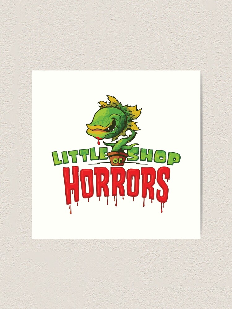 "Little Shop of Horrors Logo" Art Print for Sale by broadway-island ...