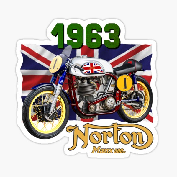 Manx Norton Stickers | Redbubble