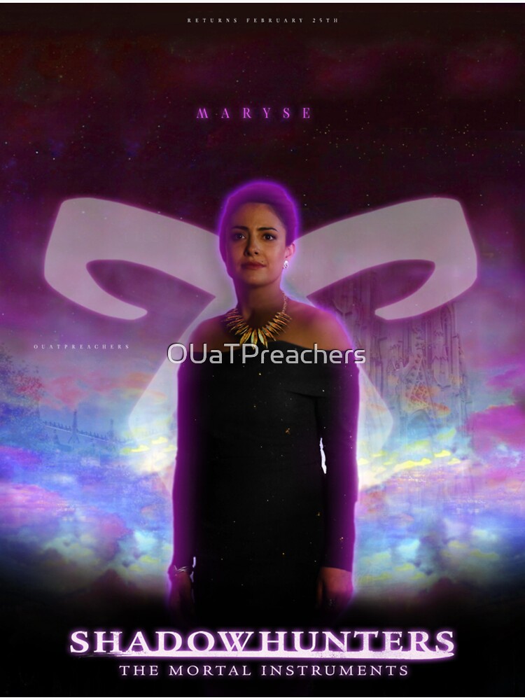 "Maryse Lightwood • Poster " Sticker for Sale by OUaTPreachers | Redbubble