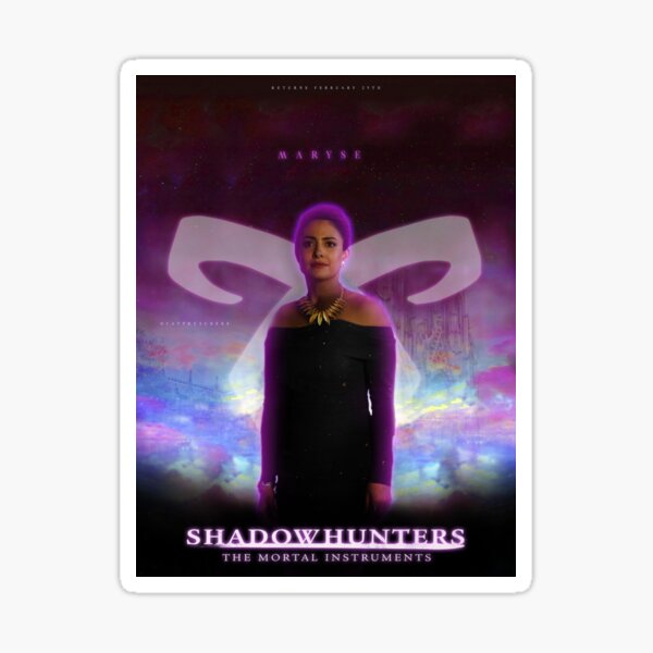 "Maryse Lightwood • Poster " Sticker for Sale by OUaTPreachers | Redbubble