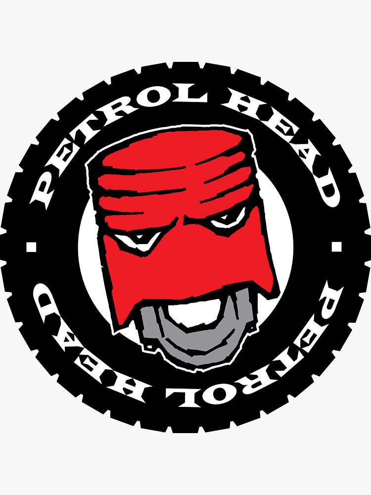 "Petrol Head" Sticker for Sale by Brubarell | Redbubble