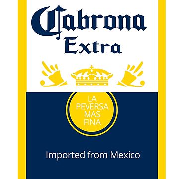 "Cabrona Extra - La Perversa Mas Fina" Sticker for Sale by Bobby ...