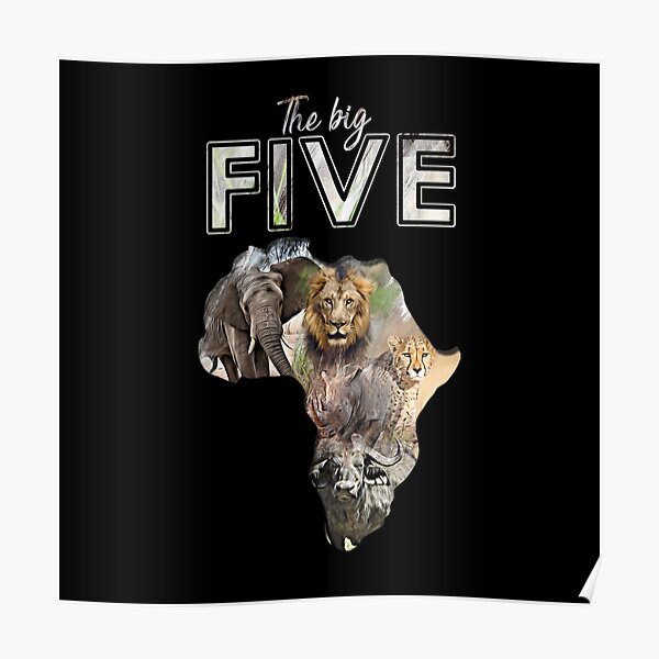 "The Big Five" Poster by ArtjomDesign | Redbubble