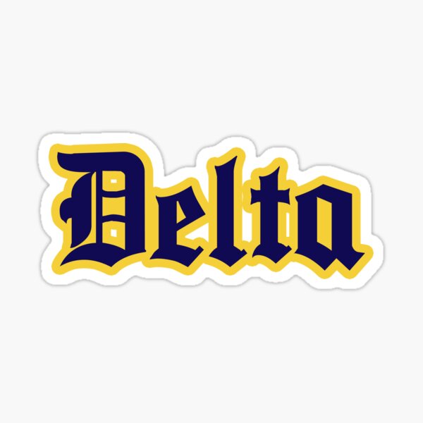 "Delta" Sticker for Sale by dkozelian | Redbubble