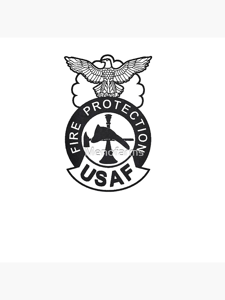 "USAF Fire Protection" Poster by Menofarms | Redbubble