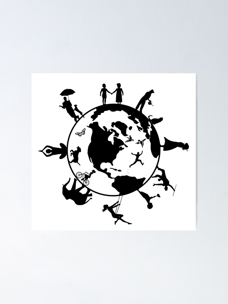 "Sharing the Same Planet" Poster by NatureRebel | Redbubble