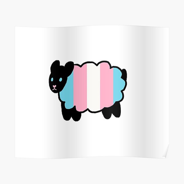 "Teddy the Trans Sheep" Poster for Sale by ollieofspace | Redbubble