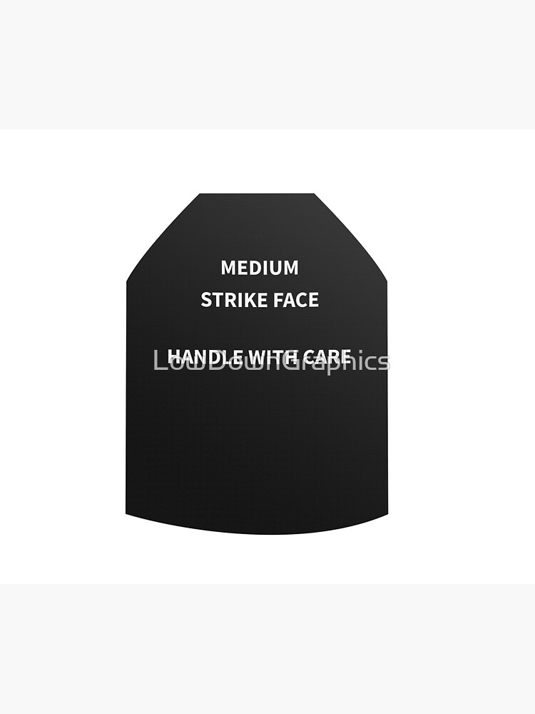 "SAPI PLATE- MEDIUM STRIKE FACE HANDLE WITH CARE" Photographic Print ...