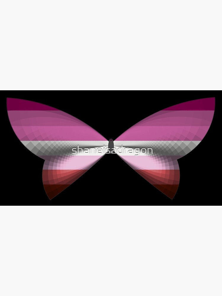 Lipstick Lesbian Pride Butterfly Poster For Sale By Shaneisadragon