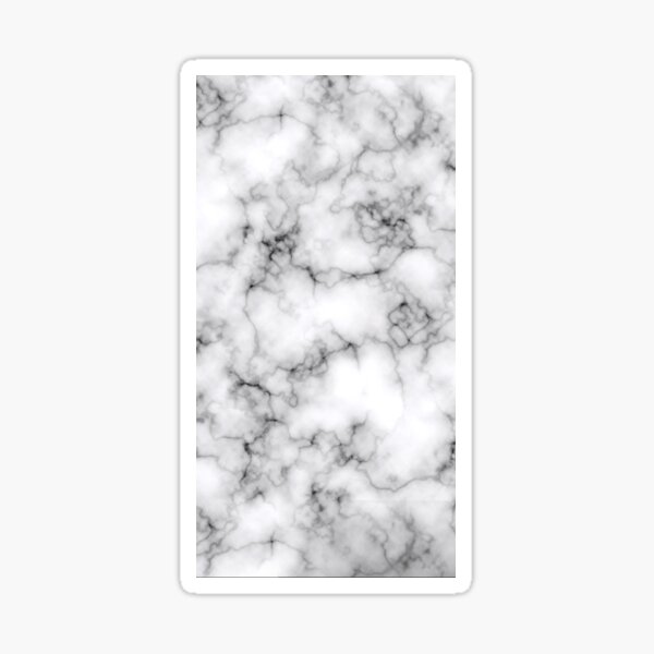 "3d white marble" Sticker by savesarah | Redbubble