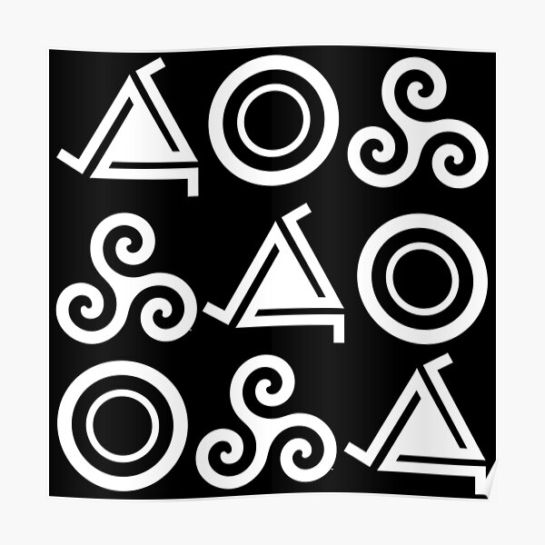 "Symbols | Inverse" Poster by mumford-and-bum | Redbubble