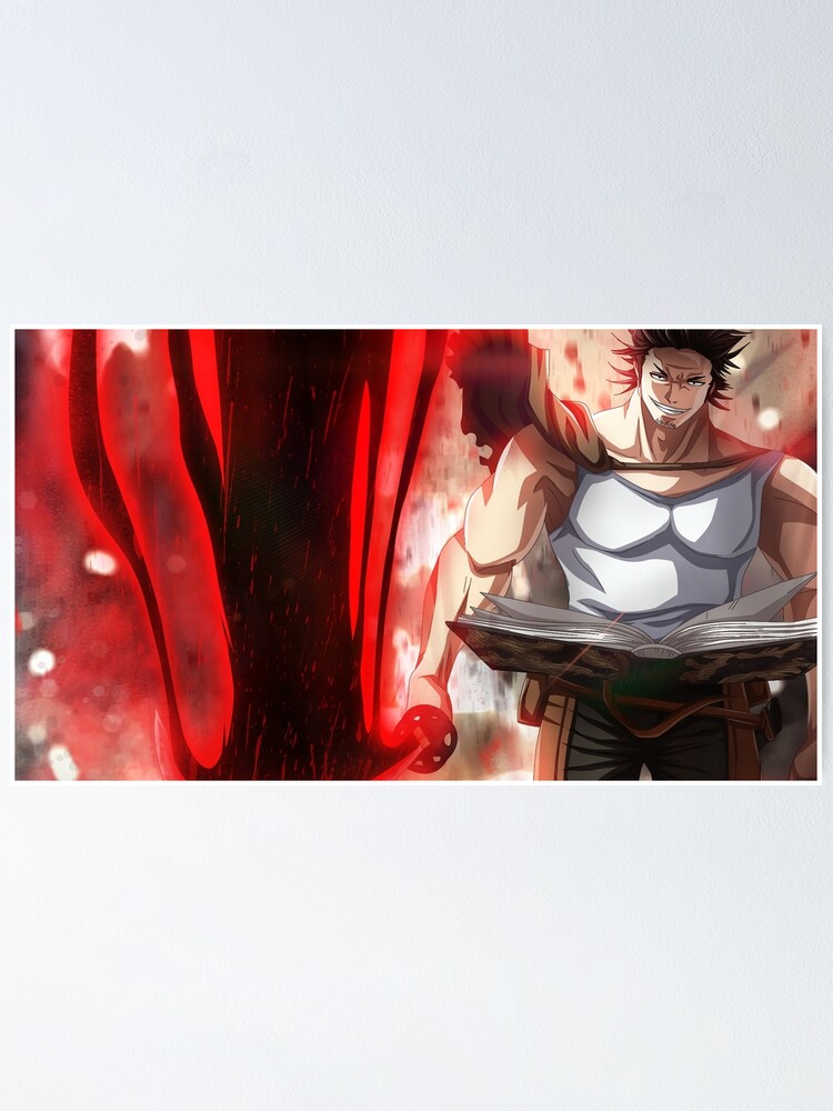 "Black Clover Yami" Poster by terpres | Redbubble