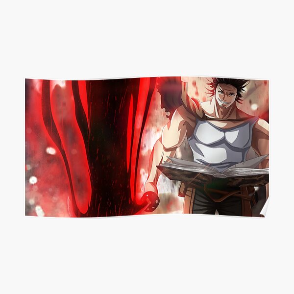 "Black Clover Yami" Poster by terpres | Redbubble