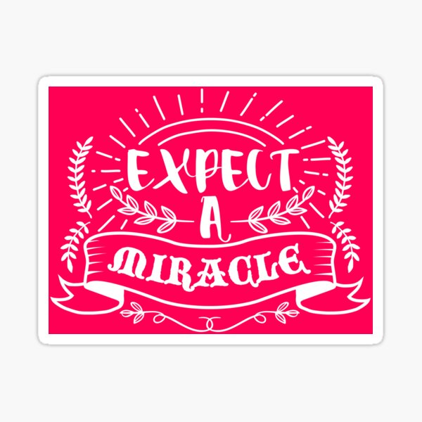 "Miracle" Sticker for Sale by plushism | Redbubble