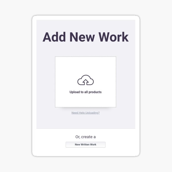 "Add New Work" Sticker by MissDewi | Redbubble