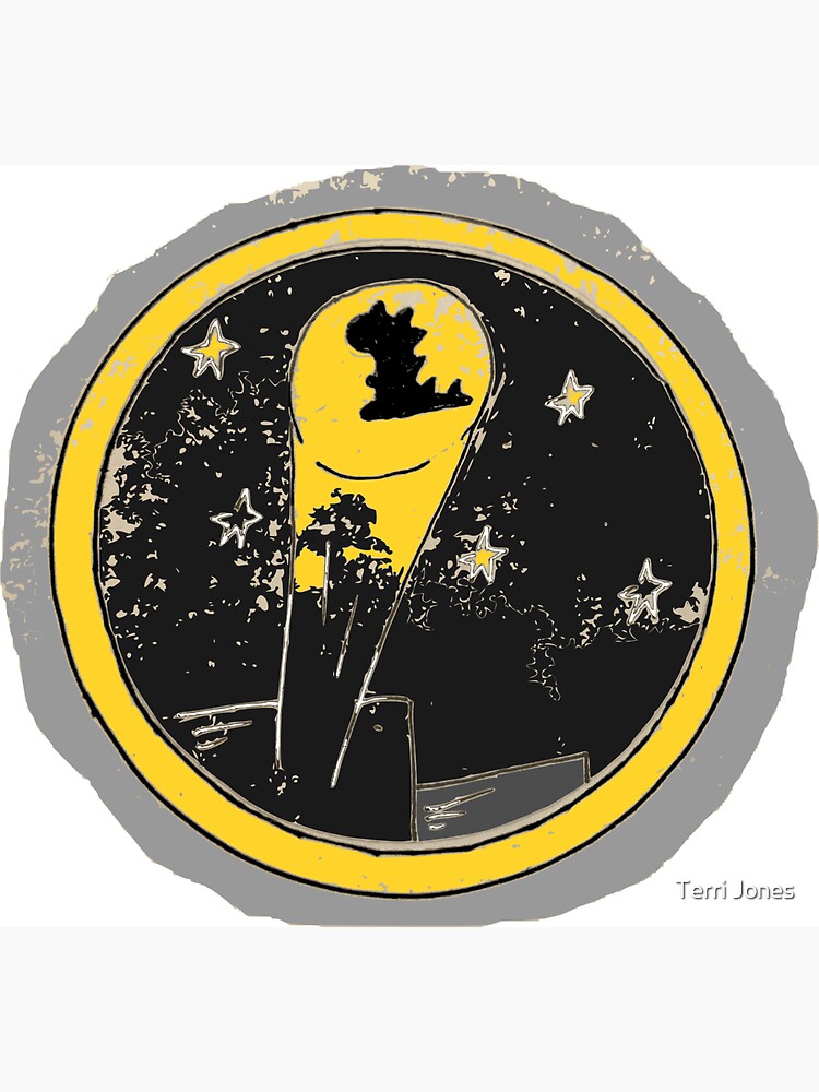 "Bat-Dino cartoon illustration kawaii Bat signal" Sticker by Tjones01 ...