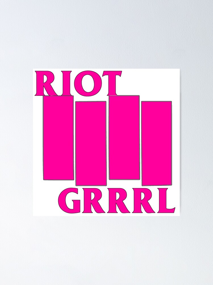 "Riot Grrrl Flag Style" Poster for Sale by serpentsky17 | Redbubble