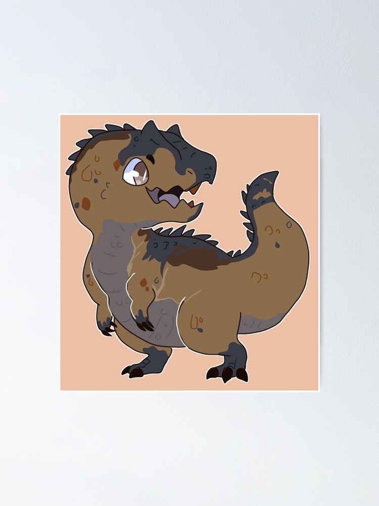 "Allosaurus Chibi" Poster by The3nderGameR | Redbubble