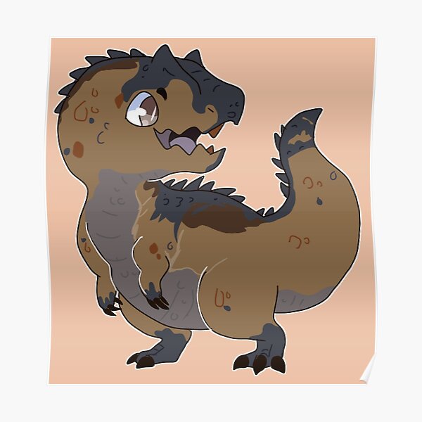 "Allosaurus Chibi" Poster by The3nderGameR | Redbubble