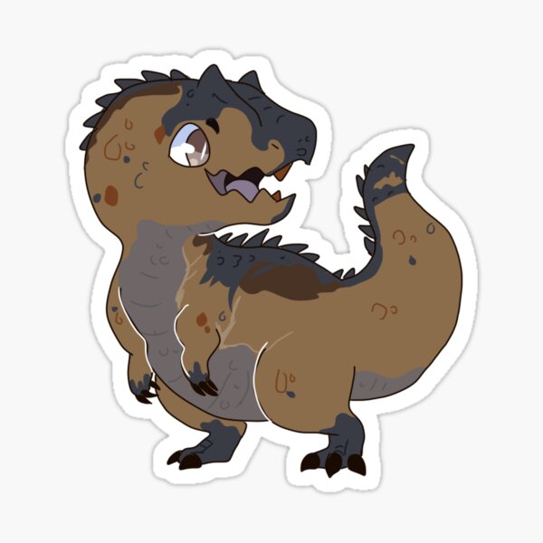 "Allosaurus Chibi" Sticker for Sale by The3nderGameR | Redbubble