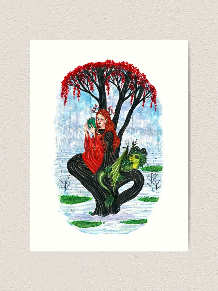 "Celtic Horoscope Rowan Tree" Art Print by MilbethMorillo | Redbubble
