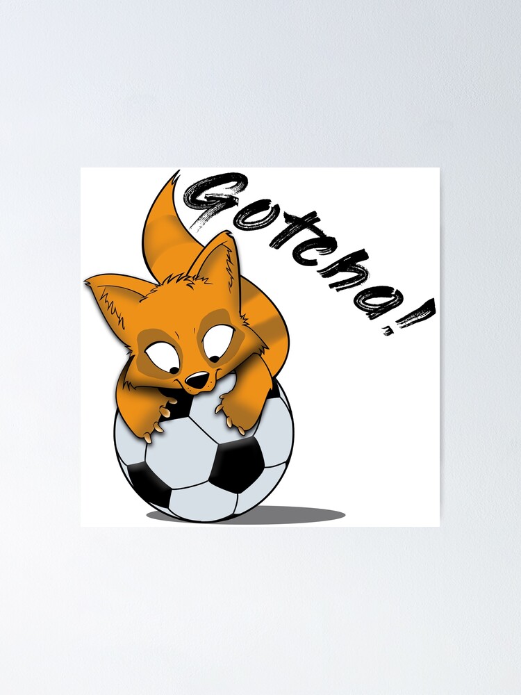 Póster «Niños, Gotcha, atrapar el fútbol.» de Jokos-Welt | Redbubble