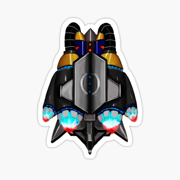 "Jetpack rocket backpack backprint gamer design" Sticker for Sale by ...