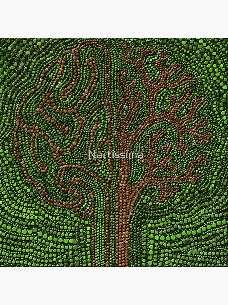 "Dot Art Lawn Tree Digital Art " Poster for Sale by Nartissima | Redbubble