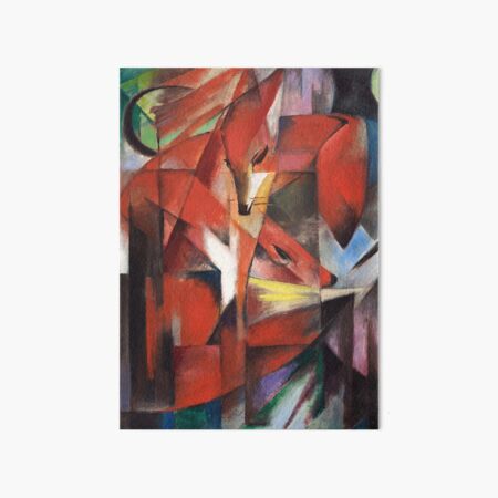 "The Foxes, Franz Marc" Art Board Print by fourretout | Redbubble