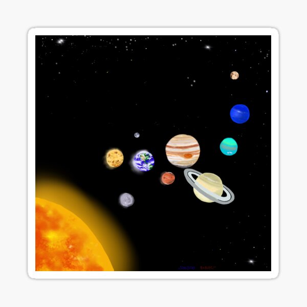 Labels, Stickers & Tags Unique & Rare 3D Textured Planet Stickers 11 ...