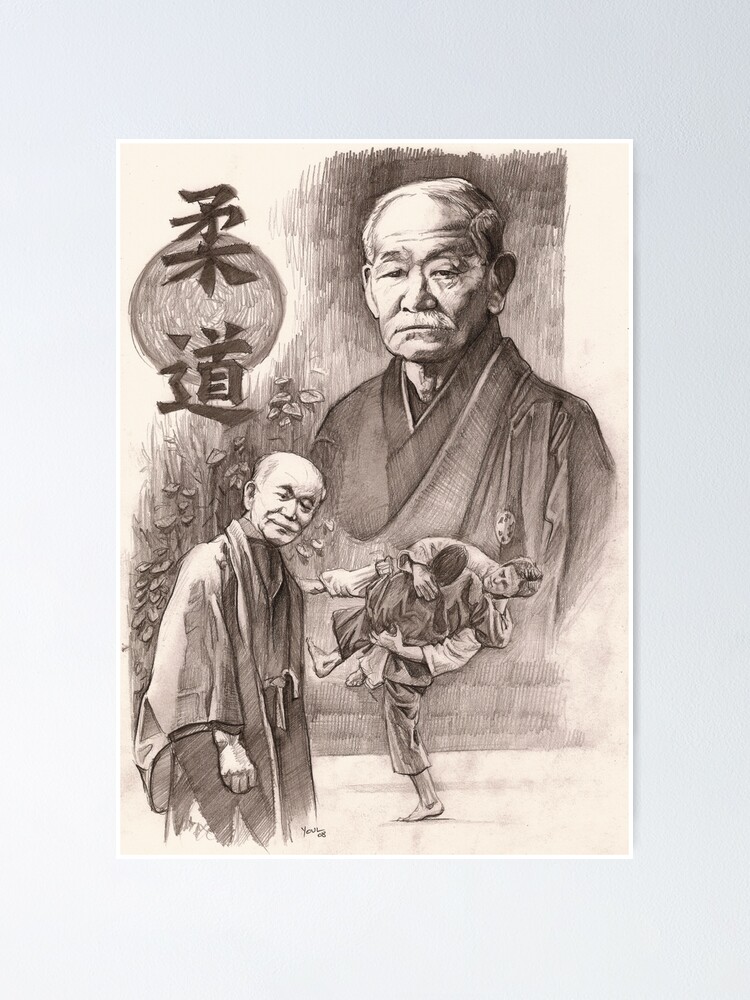 "Jigoro Kano" Poster by Alleycatsgarden | Redbubble