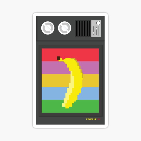 "POWER UP" Sticker for Sale by BScreative | Redbubble