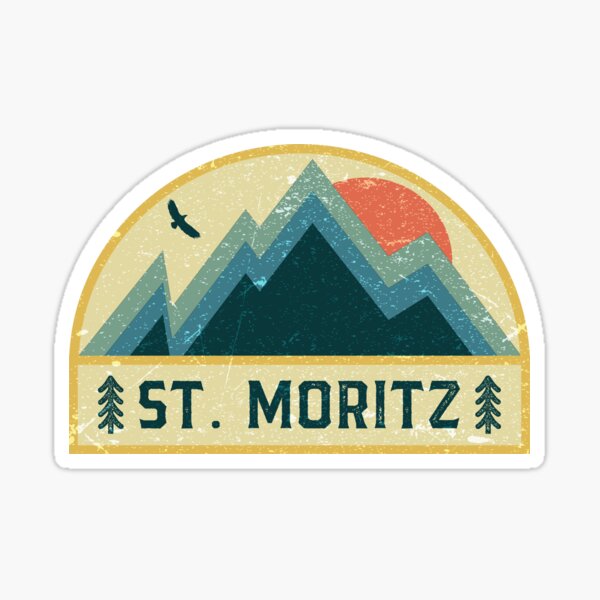 St Moritz Stickers | Redbubble