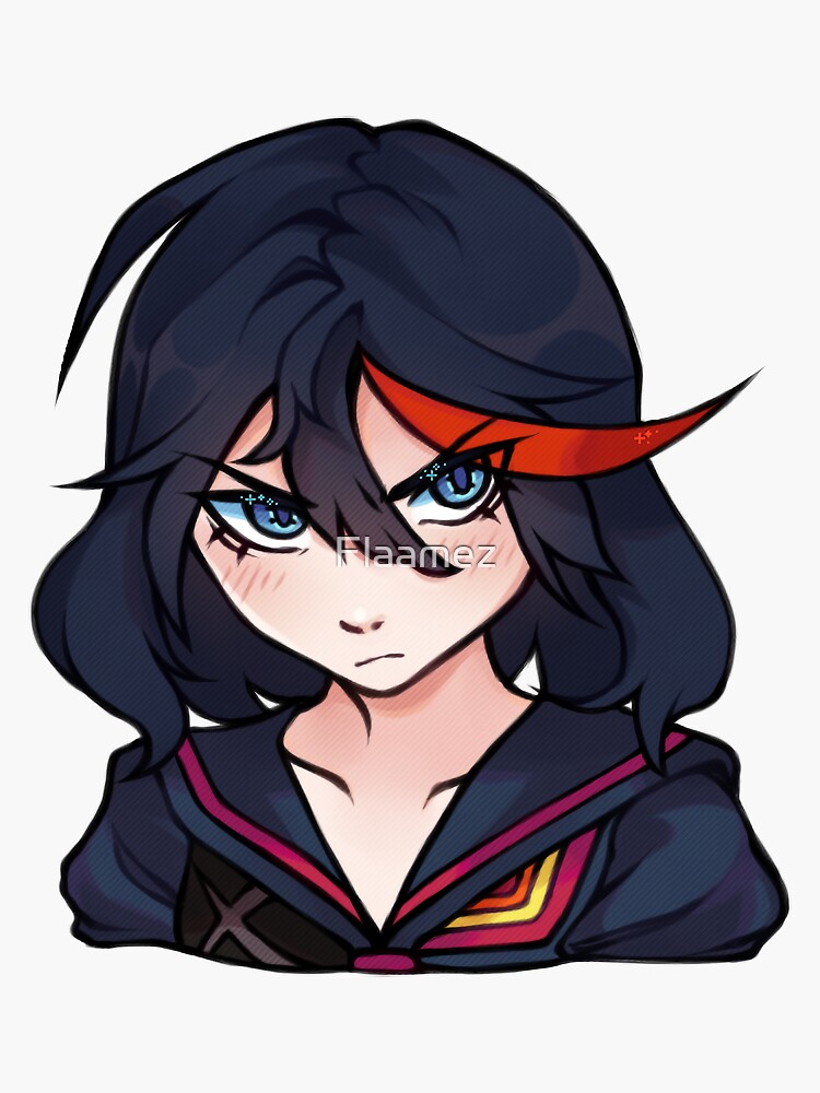 "Ryuko Matoi" Sticker by Flaamez | Redbubble