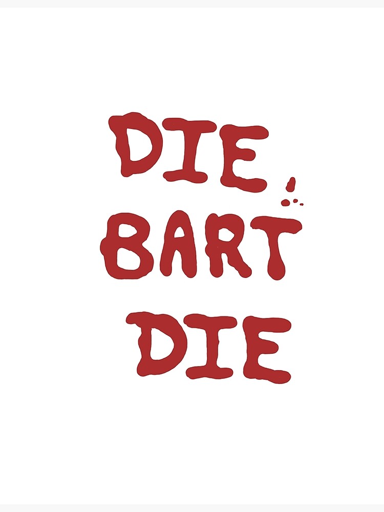 "The Bart, The (German Version) " Poster for Sale by Tepito | Redbubble