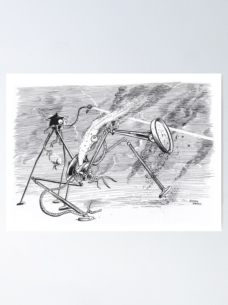 "War of the Worlds, Fighting Machine Down." Poster by SnakeArtist ...