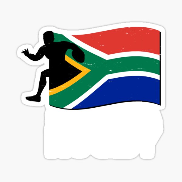 "South Africa Flag Rugby " Sticker for Sale by d247 | Redbubble