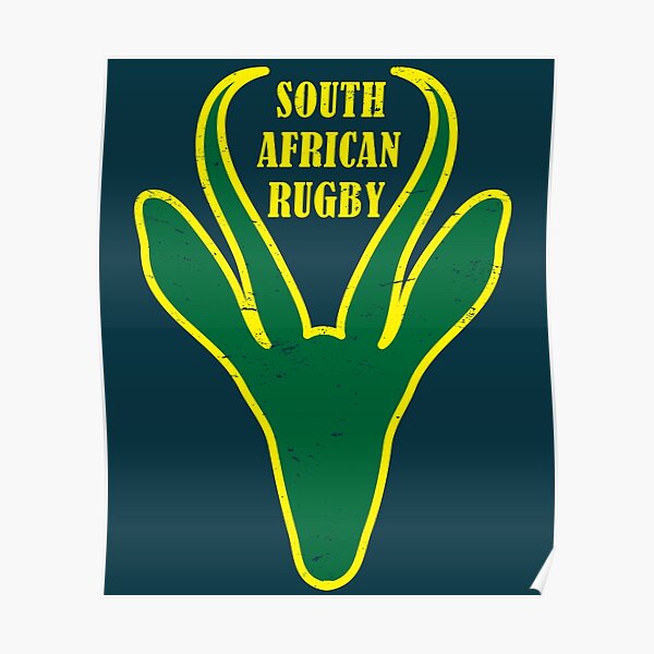 Springbok Rugby Posters | Redbubble