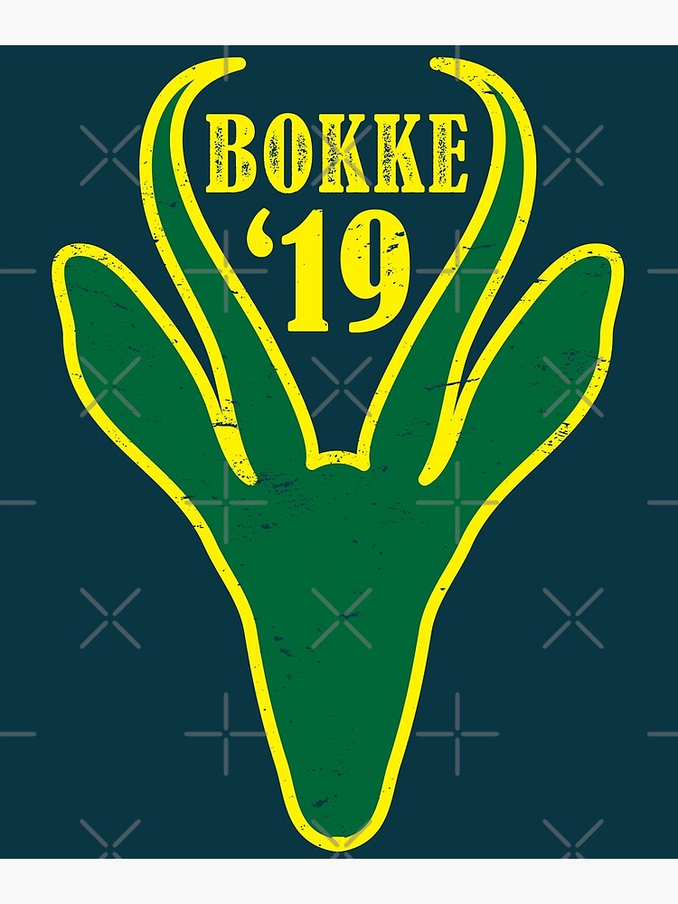 "springbok Face South Africa 2019 Green & Gold" Art Print by d247 ...