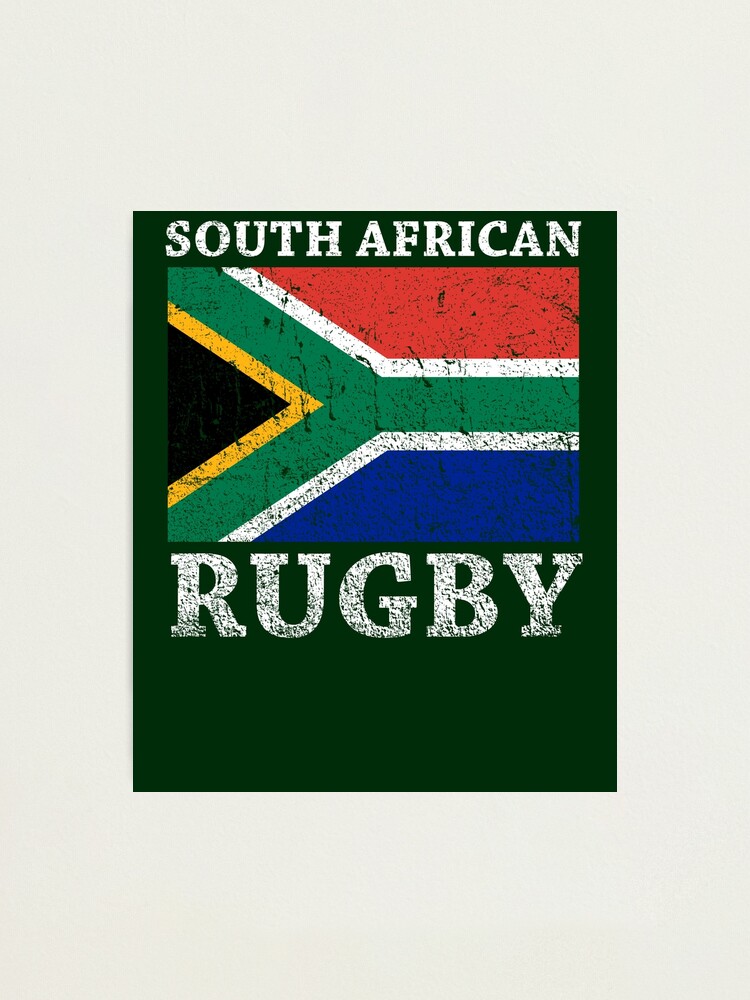 "South African Rugby & South Africa Flag" Photographic Print by d247 ...