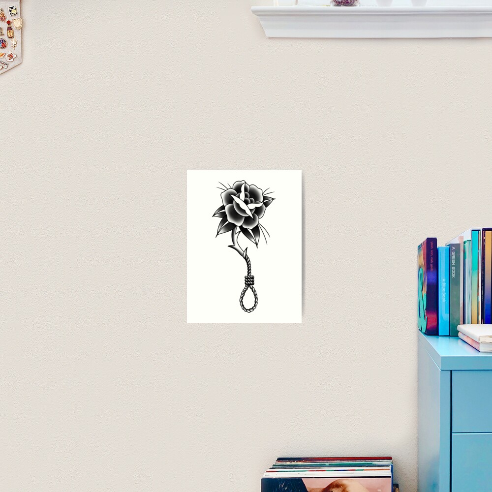 "rose noose" Art Print by despresso | Redbubble