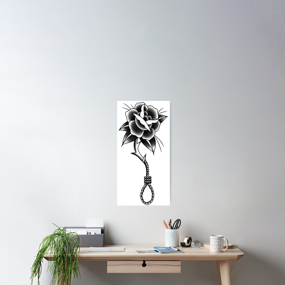 "rose noose" Poster by despresso | Redbubble