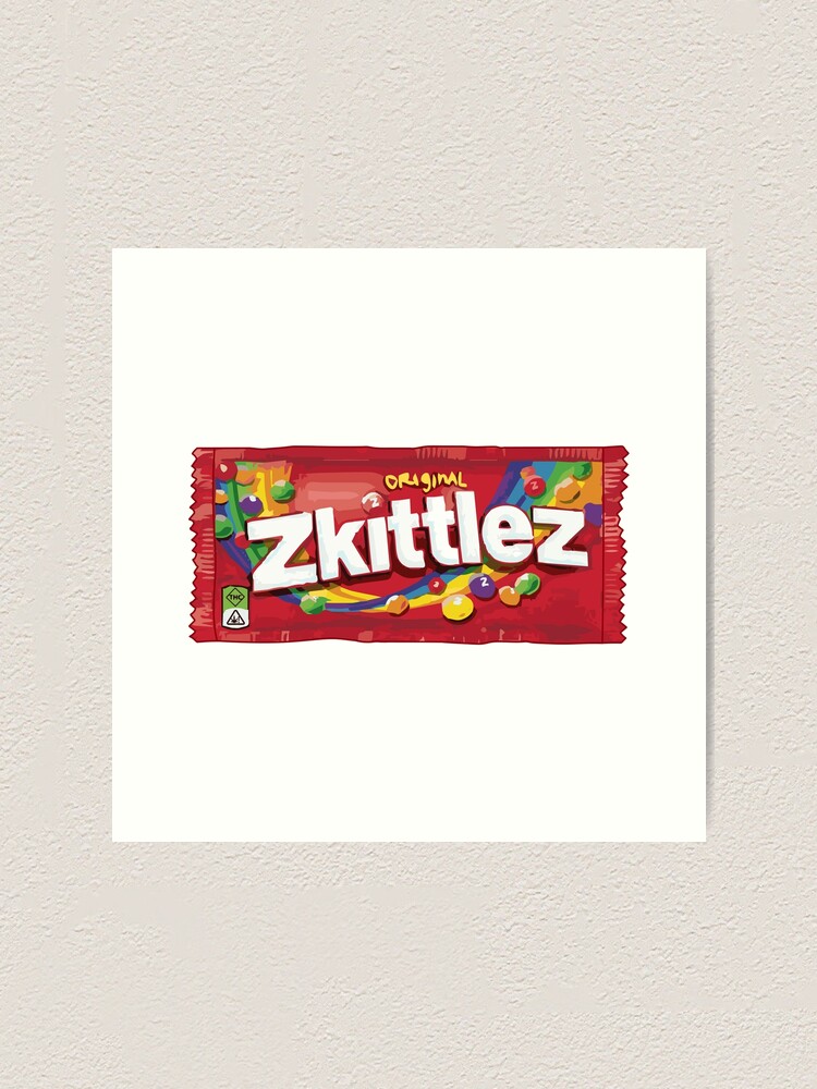"Zkittlez - Strain Artwork" Art Print for Sale by herbalmafia | Redbubble