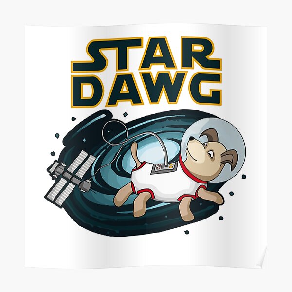 "Star Dawg - Strain Artwork" Poster for Sale by herbalmafia | Redbubble