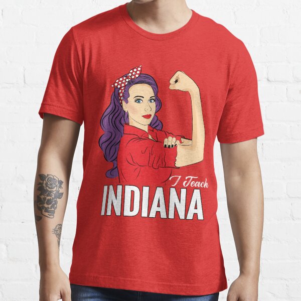 "Indiana State Teacher Red For Ed Redfored I Teach Indiana" T-shirt for ...